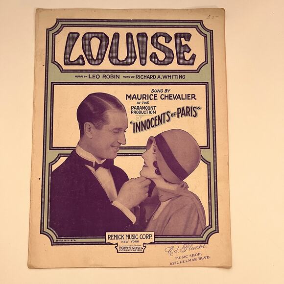 None and/or Unknown | Other | Louise Leo Robin Richard A Whiting 929 ...